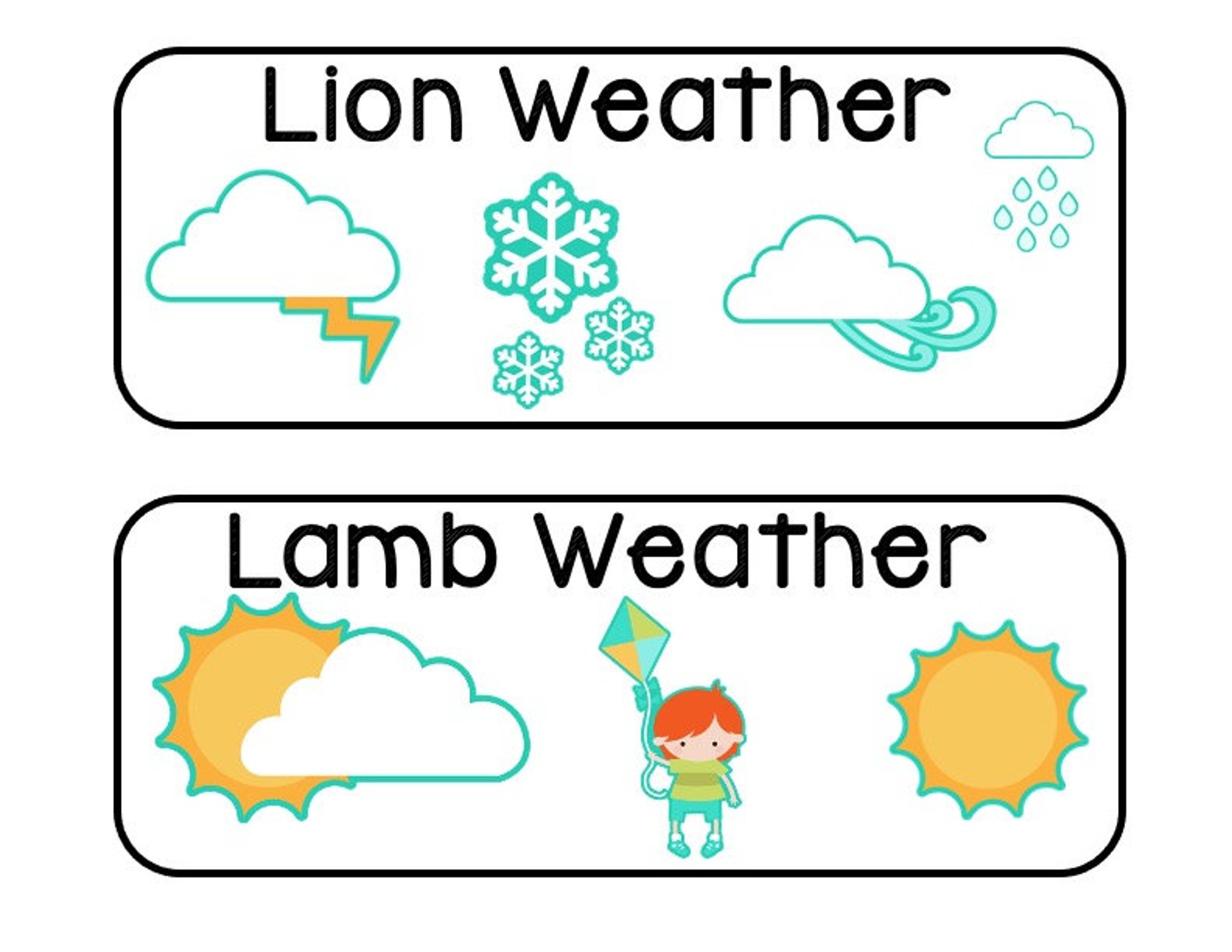 Lion and Lamb Craft Print and Go Craft Education Activity Homeschool ...
