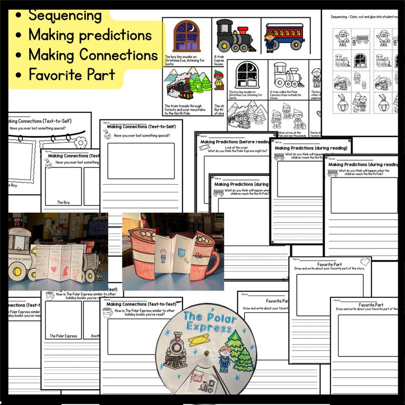 The Polar Express - Literacy and Craft Unit - Printable - Etsy