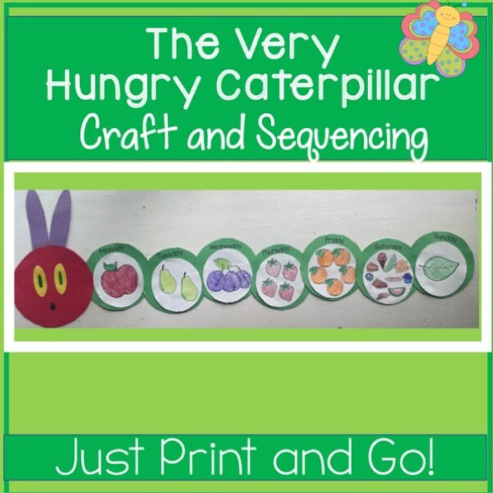 The Very Hungry Caterpillar - Craft - Etsy