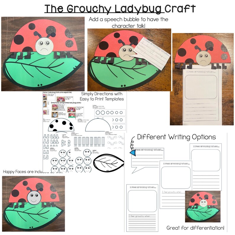 Eric Carle Craft Bundle - 3 Printable Crafts - Hungry Caterpillar ...