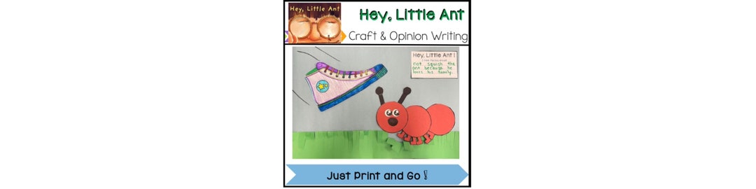 Hey Little Ant - Craft and Opinion Writing Printables - Etsy