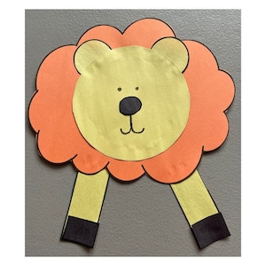 Lion and Lamb Craft - Print and Go Craft - Education - Activity ...
