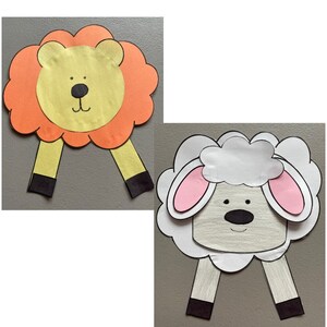 Lion and Lamb Craft - Print and Go Craft - Education - Activity ...
