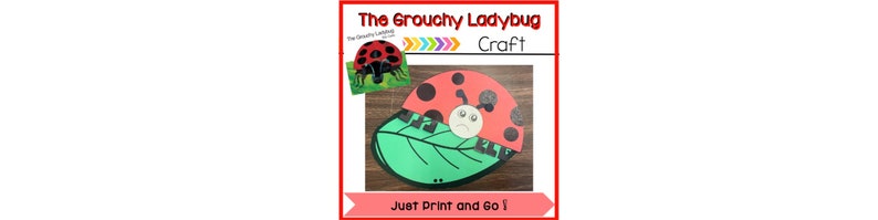 The Grouchy Ladybug - Printable Craft - Digital - Etsy