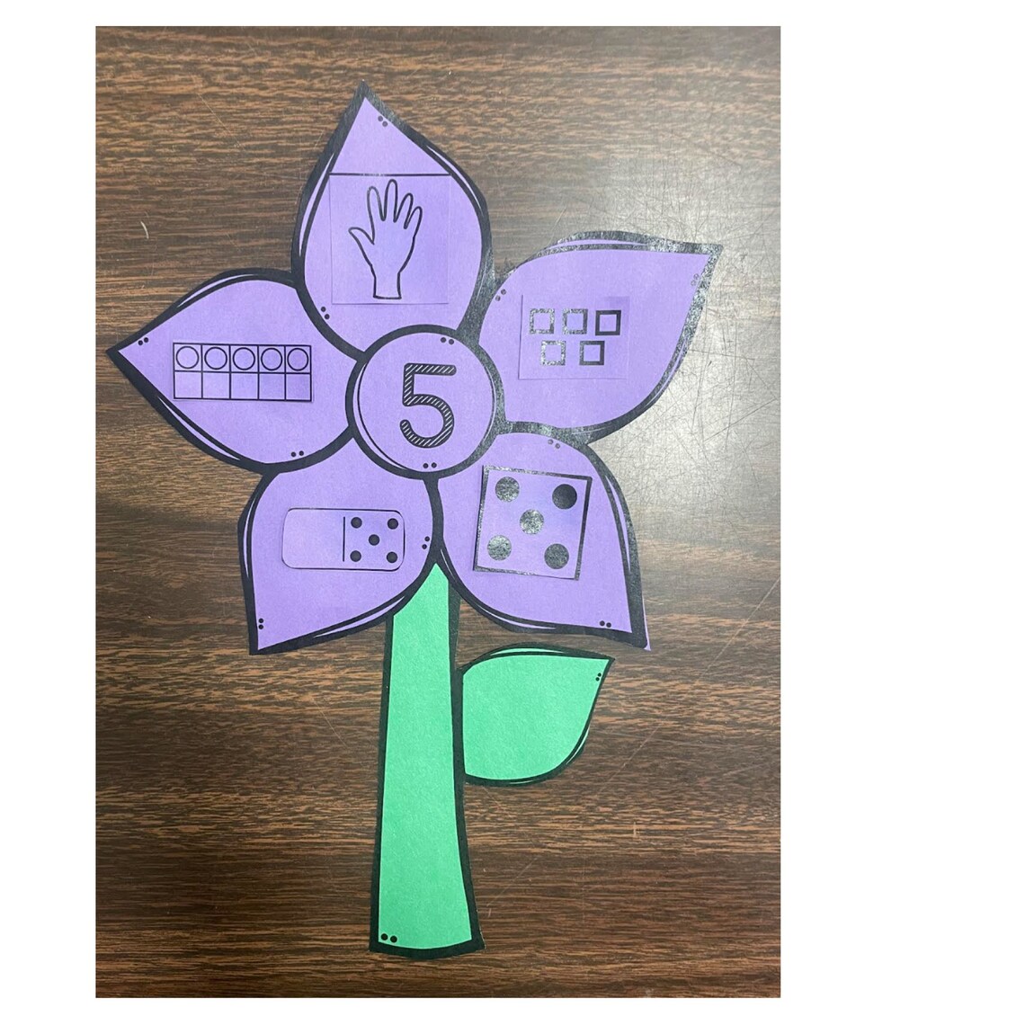 Number Sense Flower Craft and Math Activity Printable - Etsy
