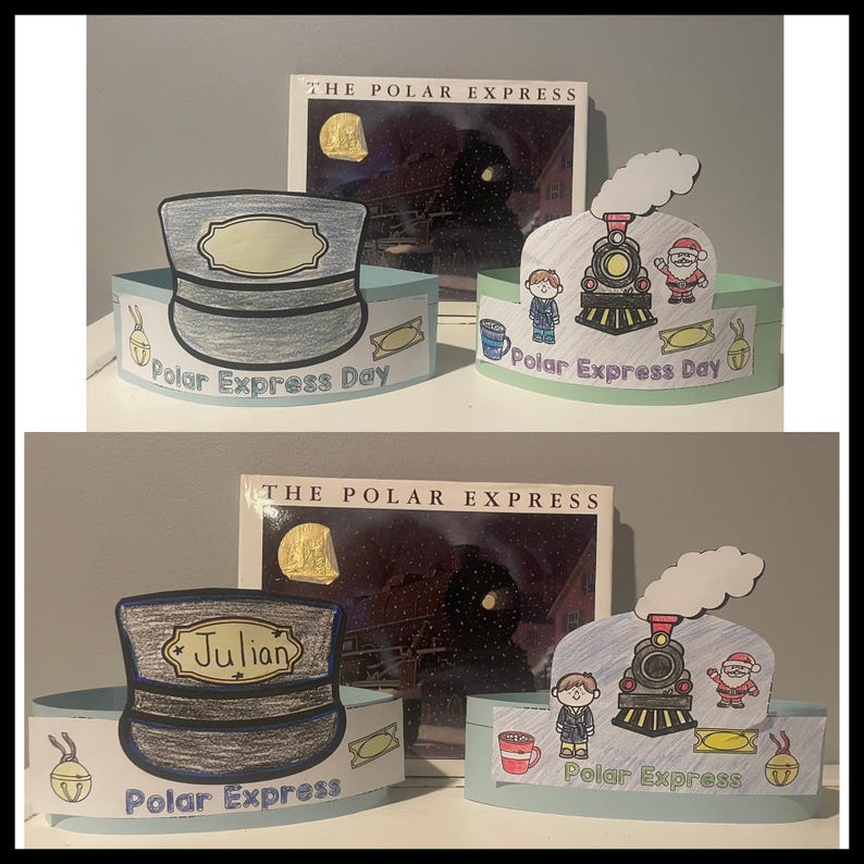 Polar Express - Hat - Printable Craft - Etsy