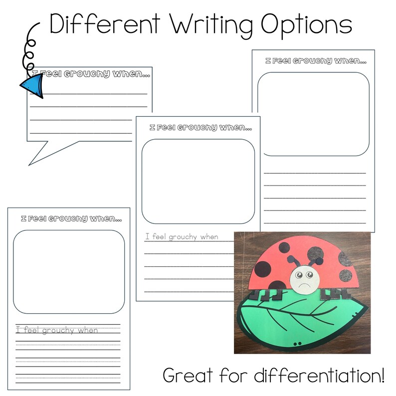 The Grouchy Ladybug - Printable Craft - Digital - Etsy