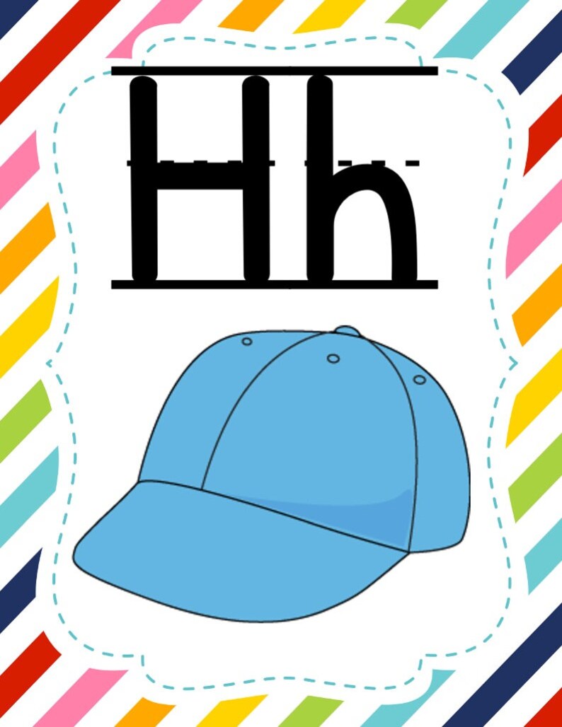Alphabet Posters - Foundations - Preschool - Kindergarten - First Grade ...