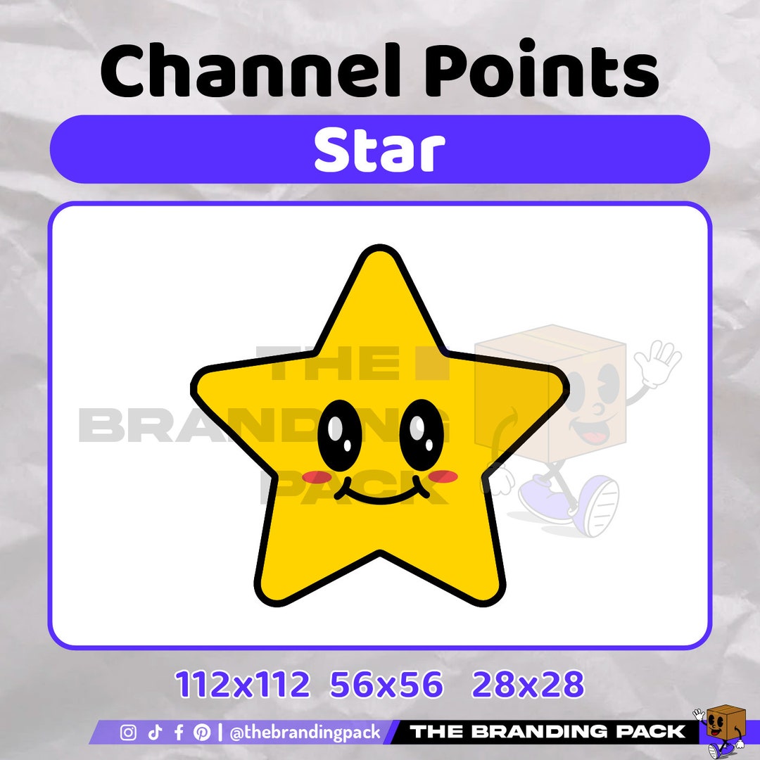 Star Channel Point | Twitch Channel Points | Twitch Channel Point Icon ...