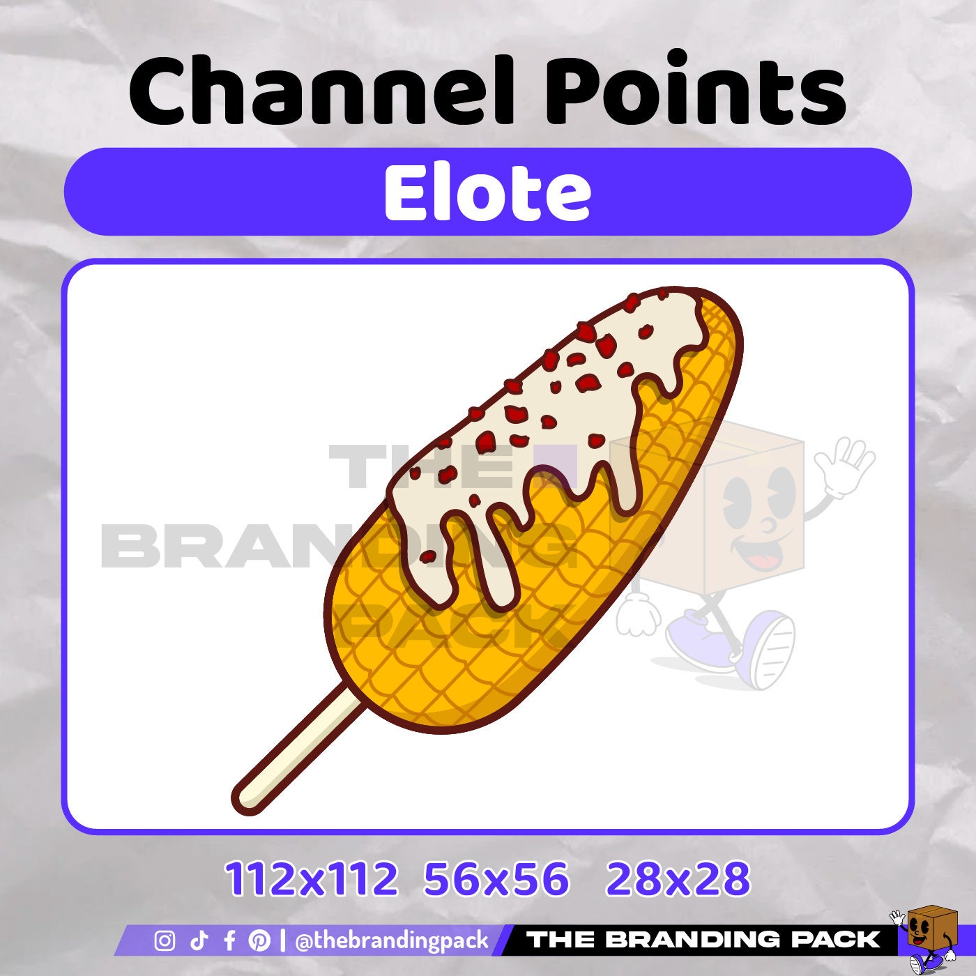 Elote Channel Point | Twitch Channel Points | Twitch Channel Point Icon ...