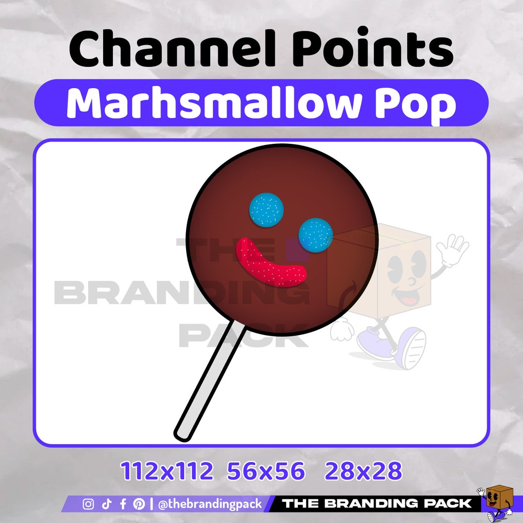 Marshmallow Pop Channel Point | Twitch Channel Points | Twitch Channel ...