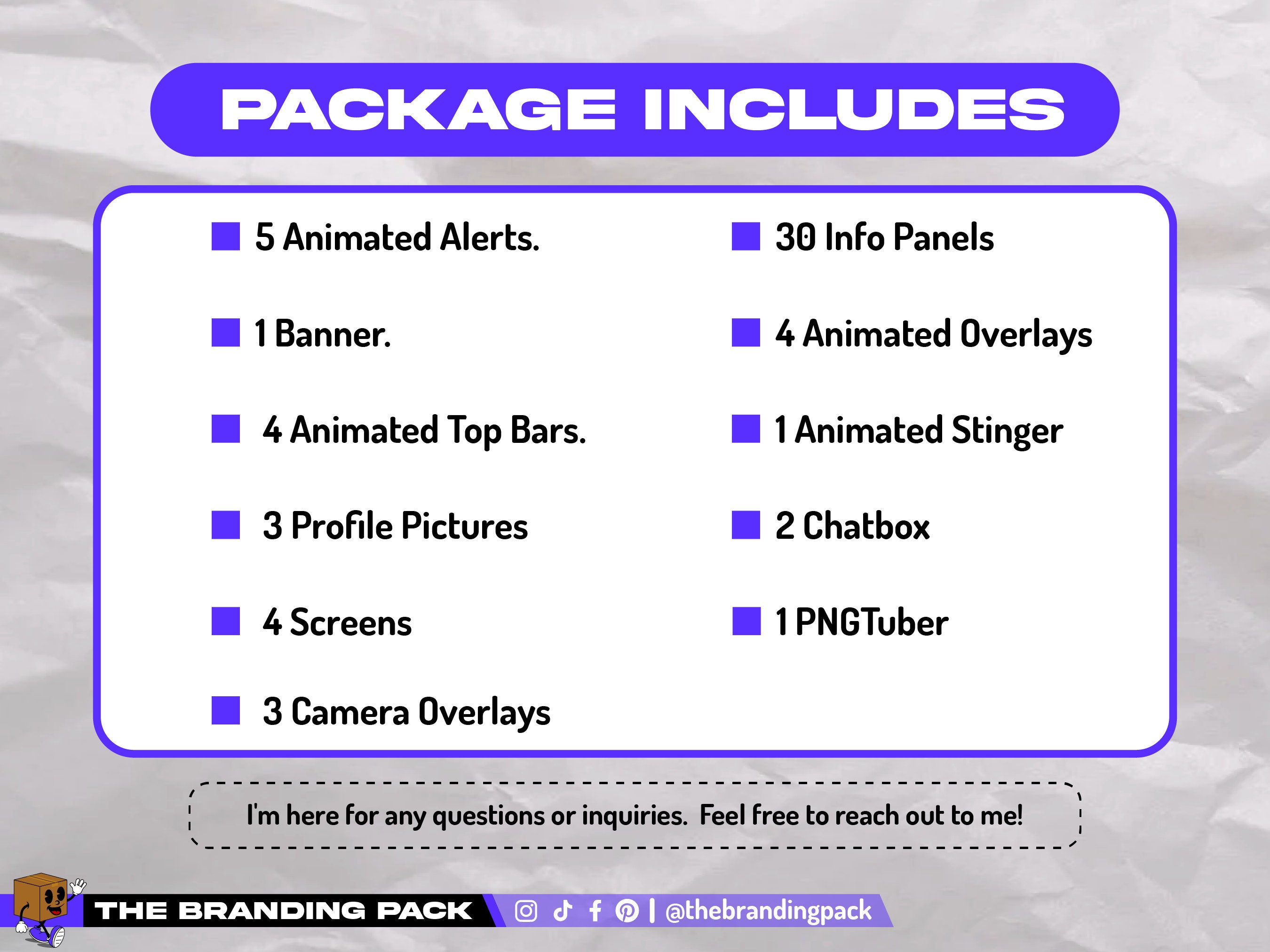 Stream Overlays Pngtuber Pack Grey Cat Pngtuber Camera Overlays Twitch ...