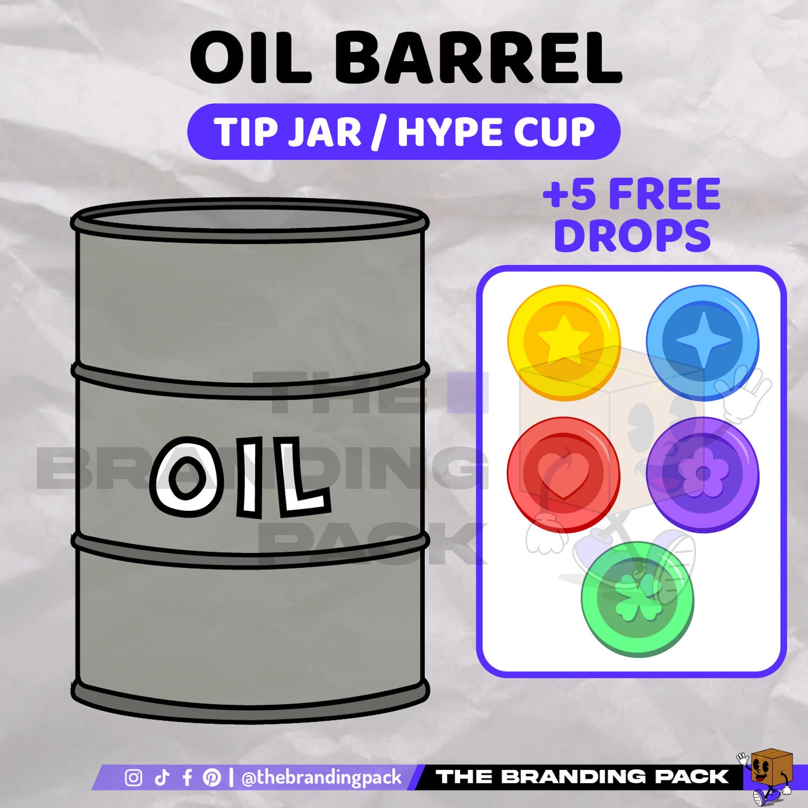 Twitch Oil Barrel Hype Cup | Streamelements Hypecup | Twitch Alerts ...