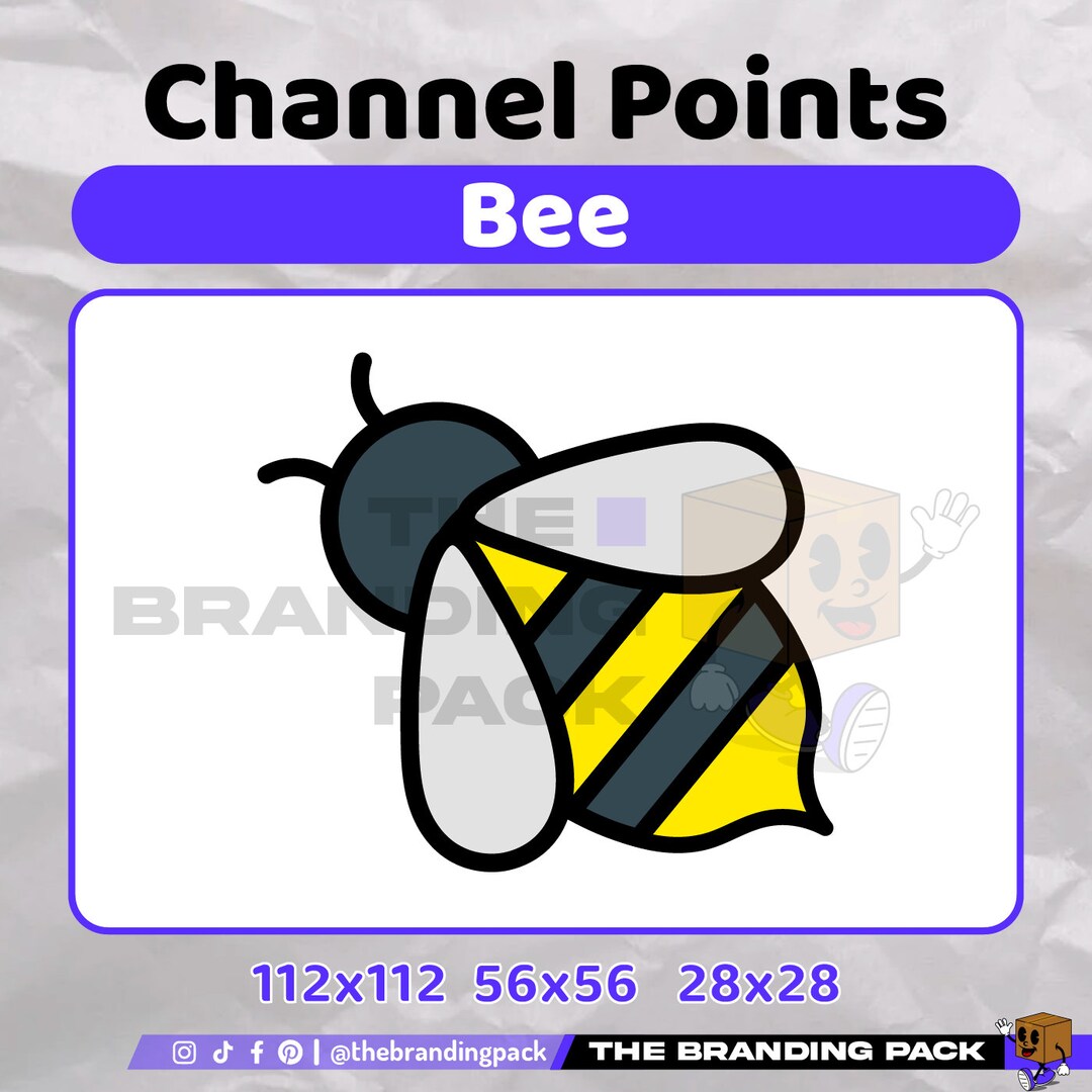 Bee Channel Point | Twitch Channel Points | Twitch Channel Point Icon ...