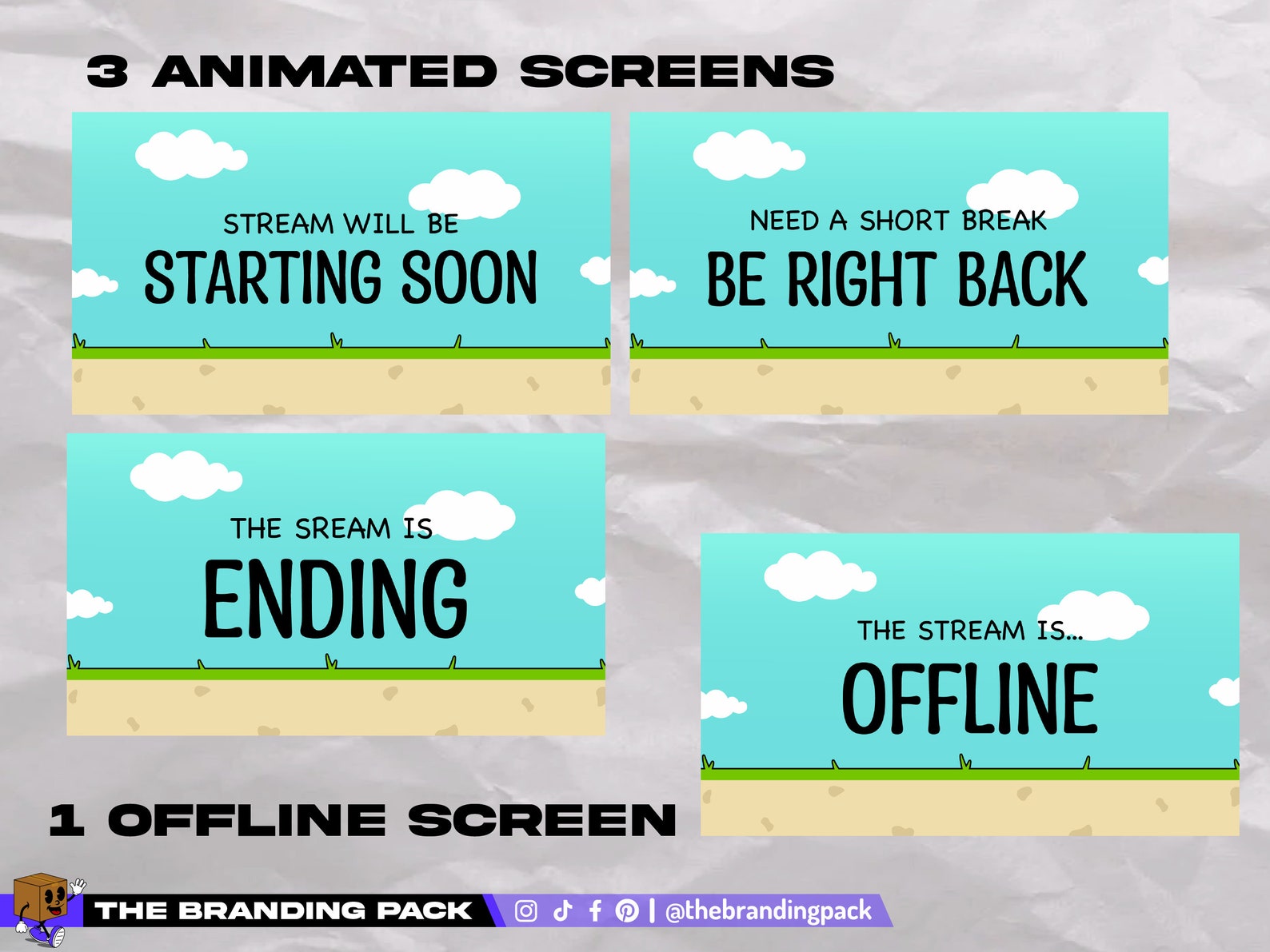 Stream Overlays Pngtuber Pack Flower Pngtuber Camera Overlays Twitch ...