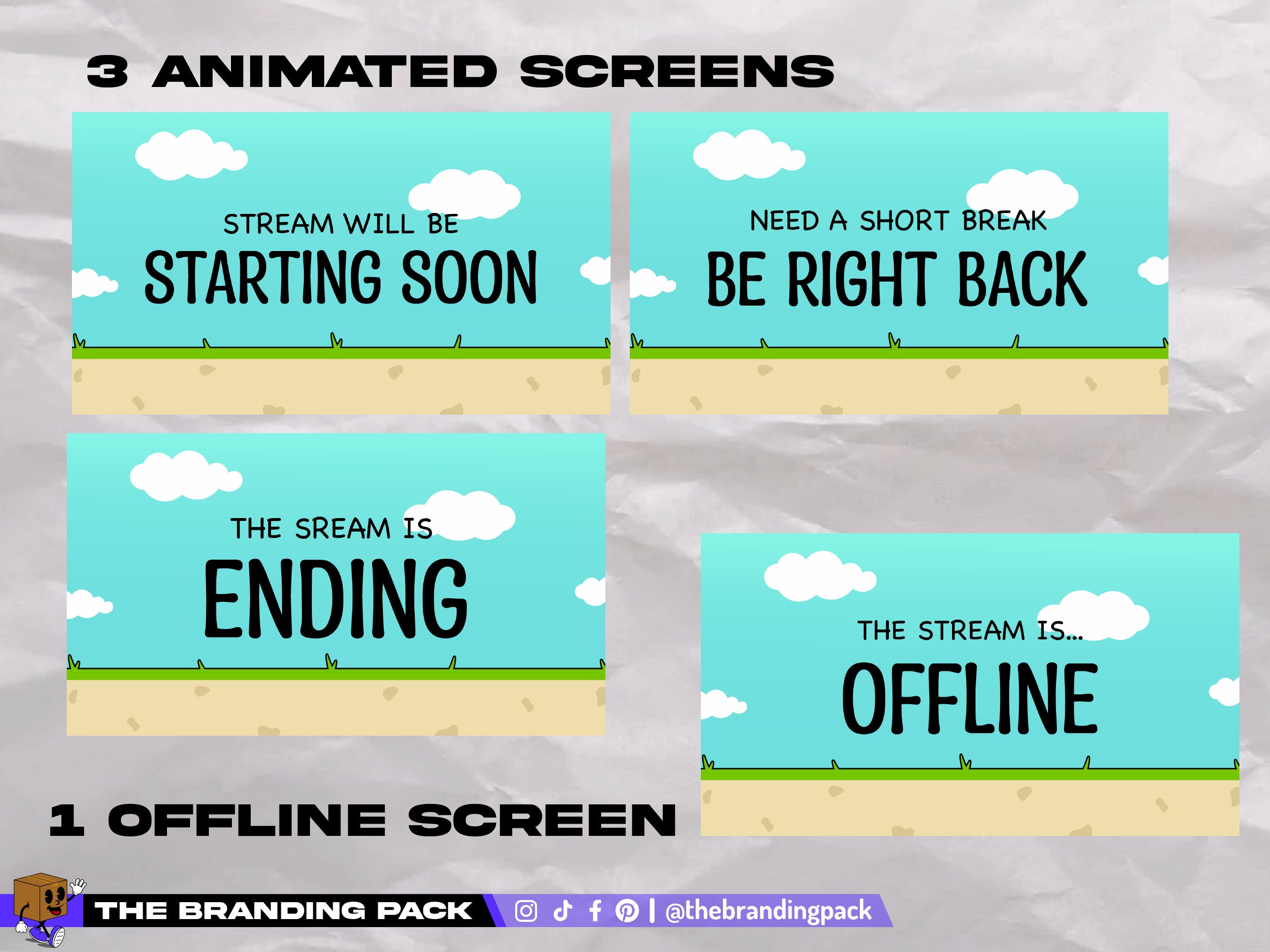 Stream Overlays Pngtuber Pack Flower Pngtuber Camera Overlays Twitch ...