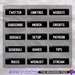 30 Twitch Panels Black Minimalist Window | Cute Twitch Panels for ...