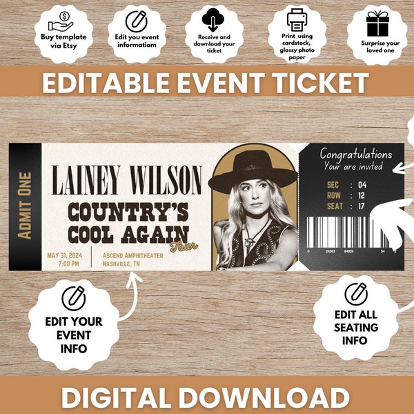 Lainey Wilson - Etsy