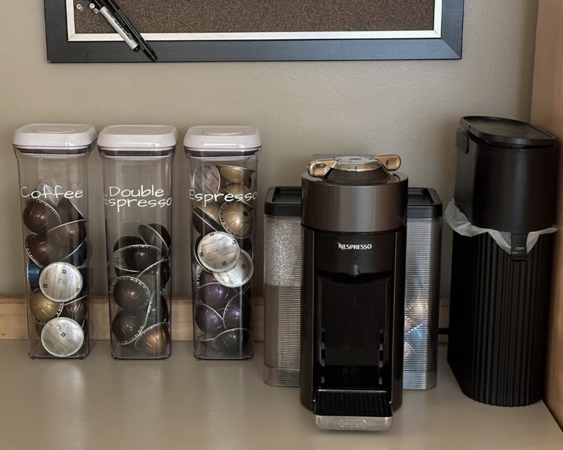 Pantry Labels Nespresso Vertuo Pod Decals Coffee Labels Decals Coffee ...