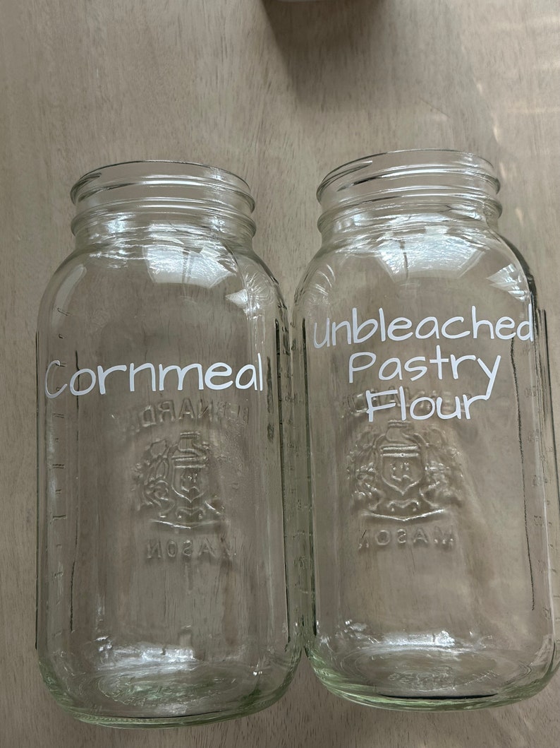 Custom Pantry Decals Labels Pantry Personalized Decals Custom Food ...