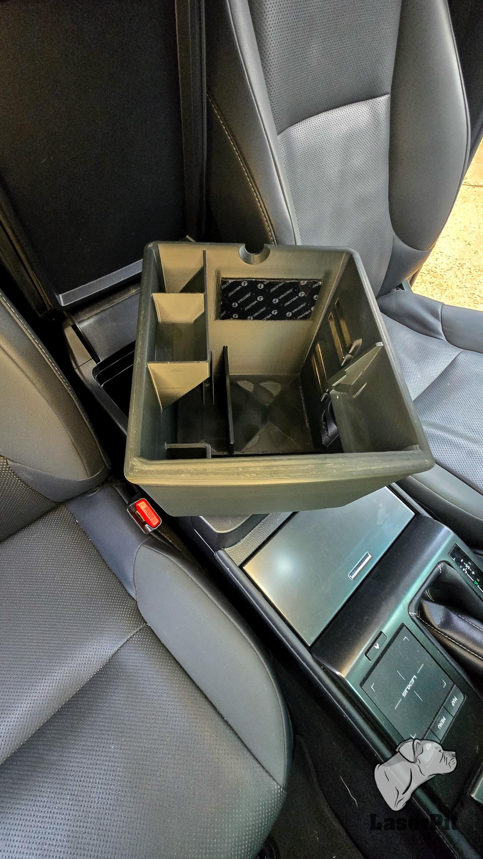 Lexus GX460 Center Console Organizer | Custom Fit 2010-2023, Key Hooks ...