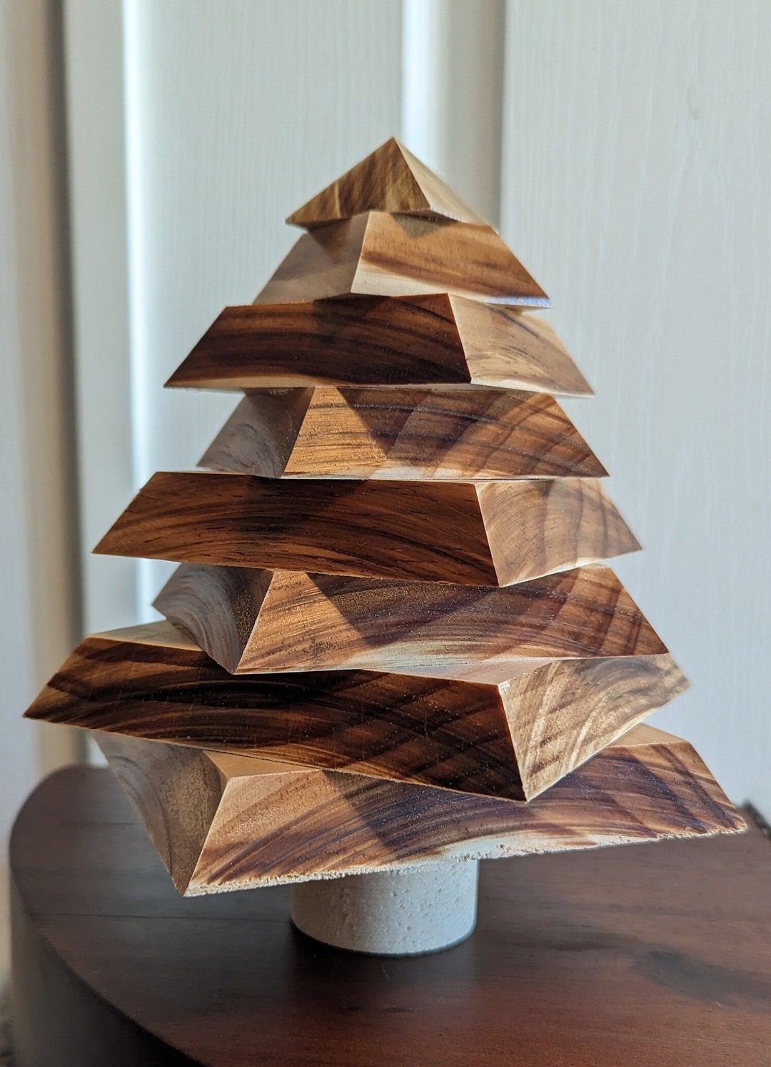Modern Rustic Geometric Christmas Tree - Etsy