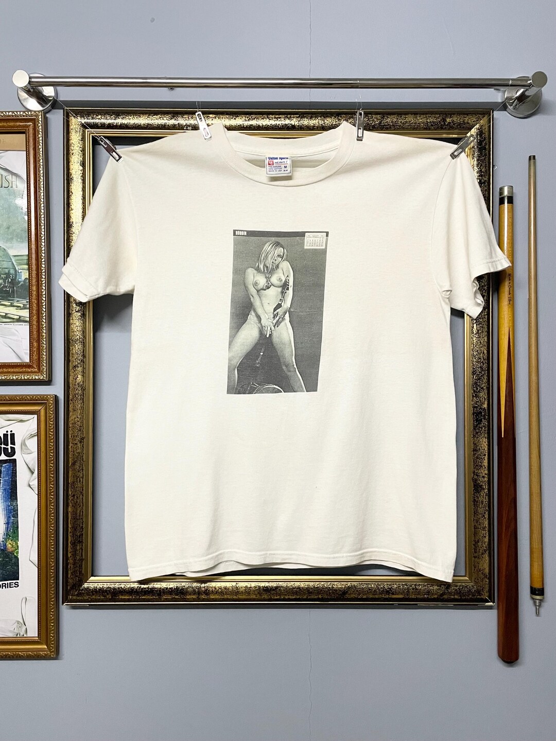 Vintage Rare Original 90s Robbin Topless Naked Woman Provocative Pose ...