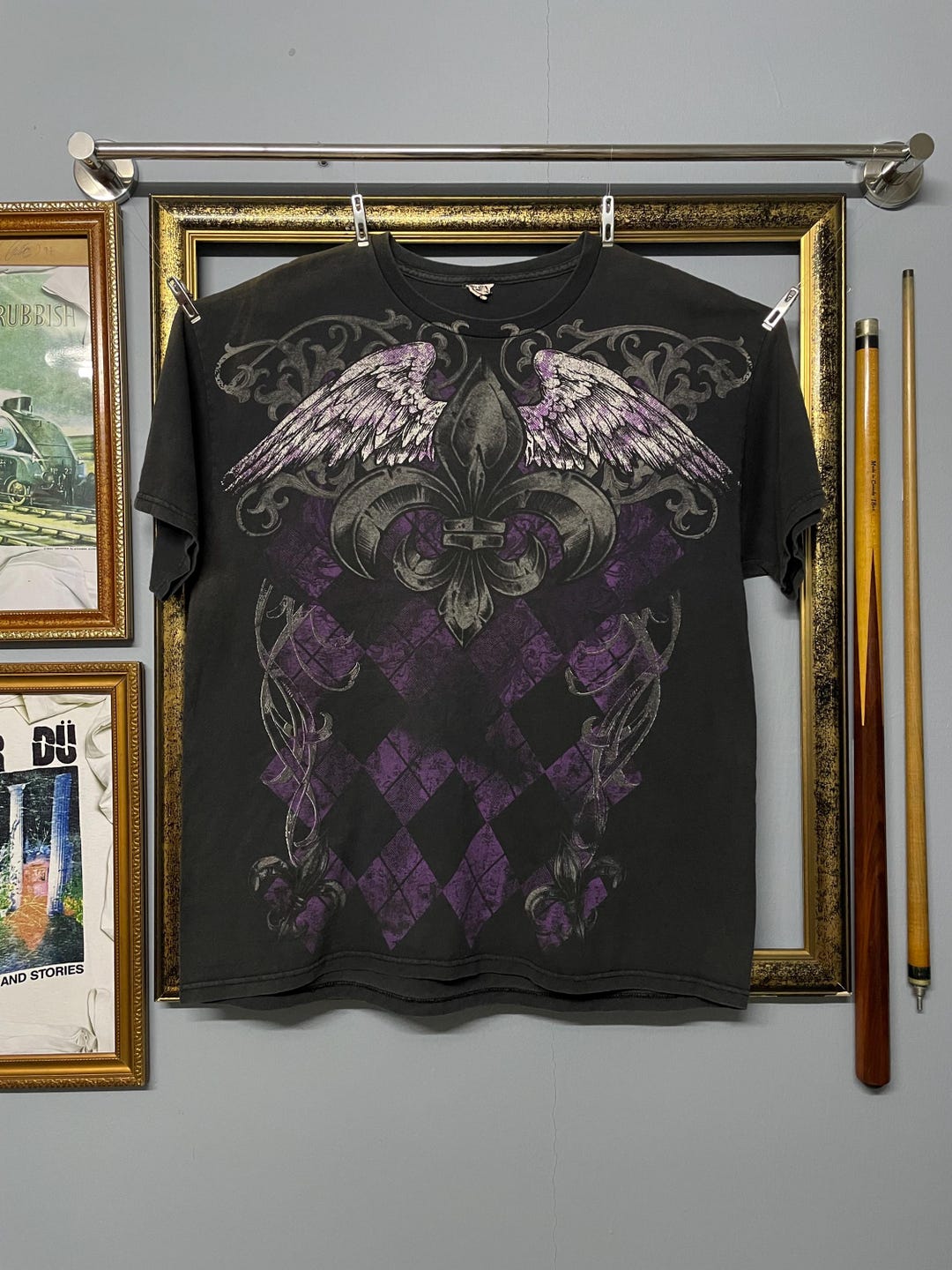 Vintage 90’s Affliction : Fleur Print Art Tshirt / Size M - Etsy