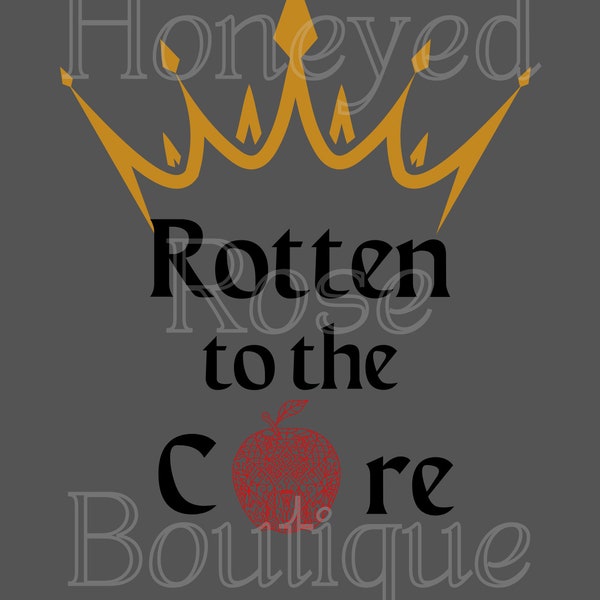 Rotten to the Core - Etsy