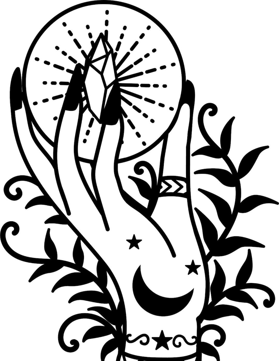 Hecate Coloring Page - Etsy