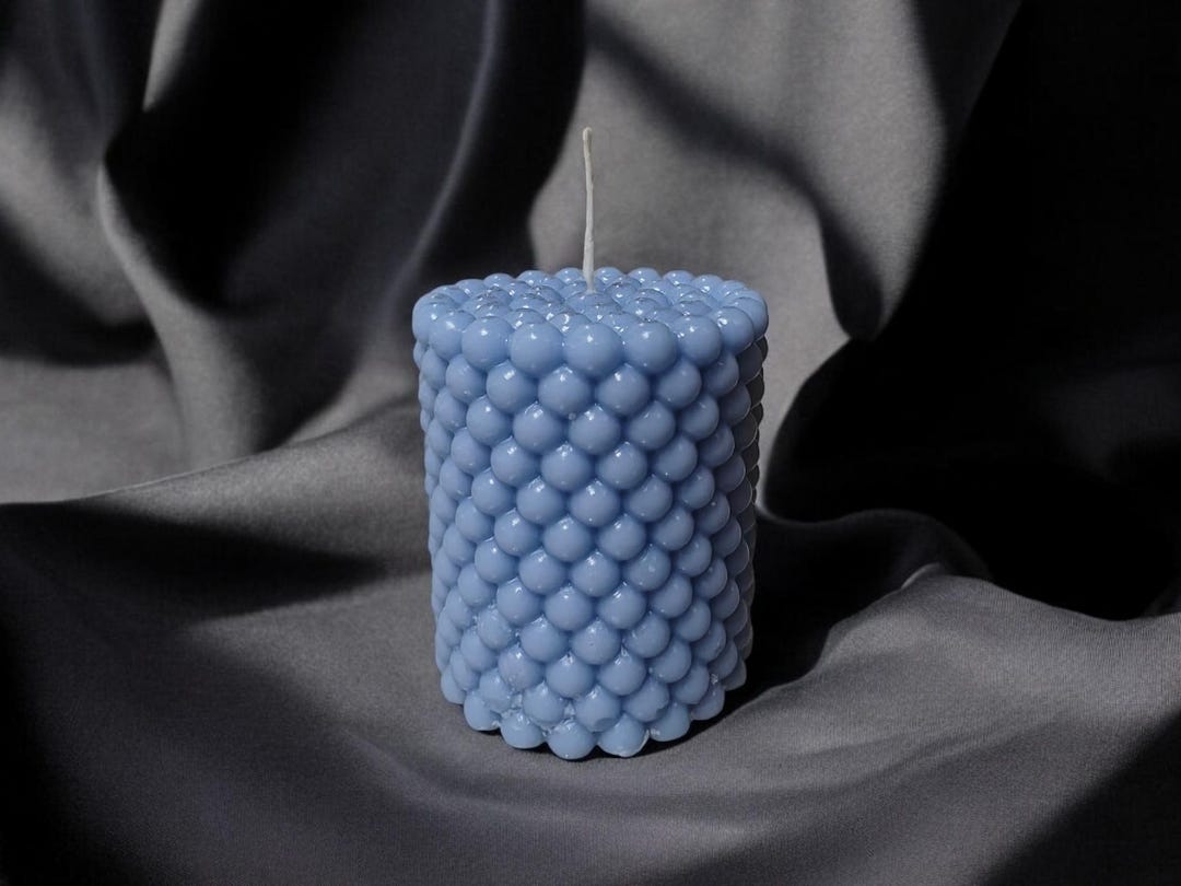 Cylinder 3D Bubble Candle - Etsy
