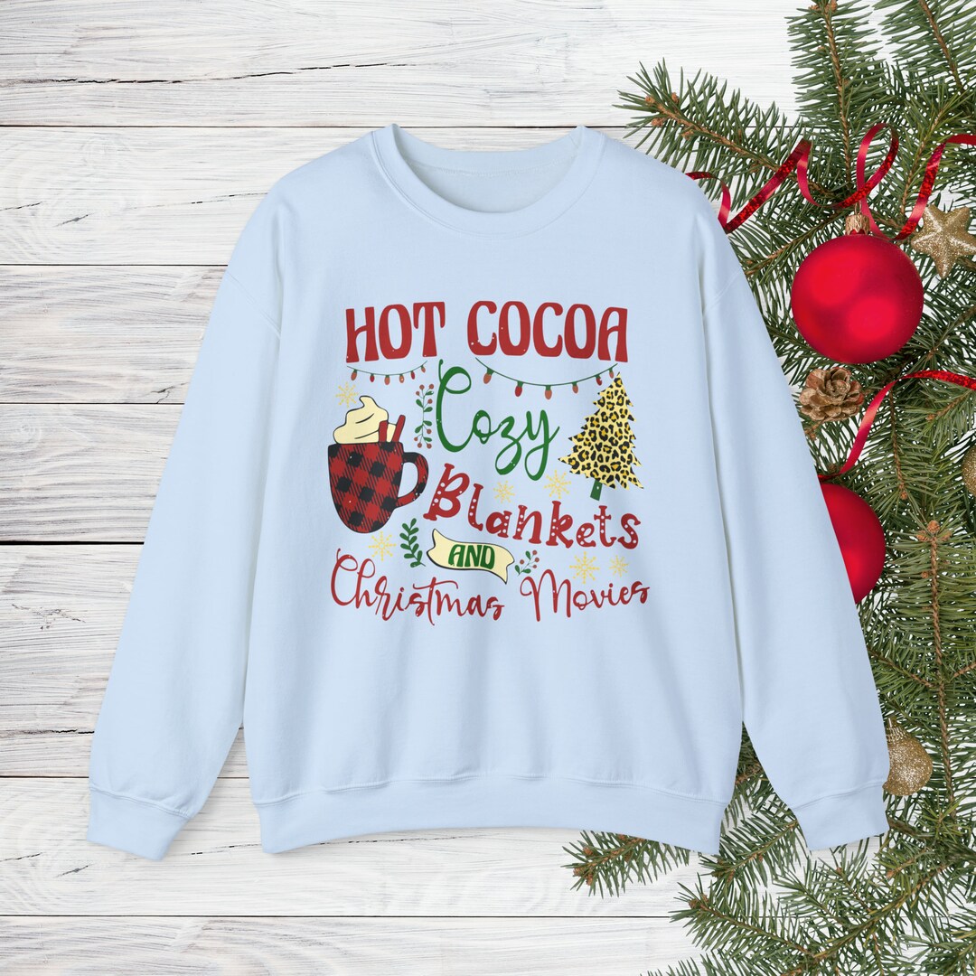 Cuddle up in Hot Cocoa Comfort, Snuggle in Cozy Blanket Christmas Movie ...