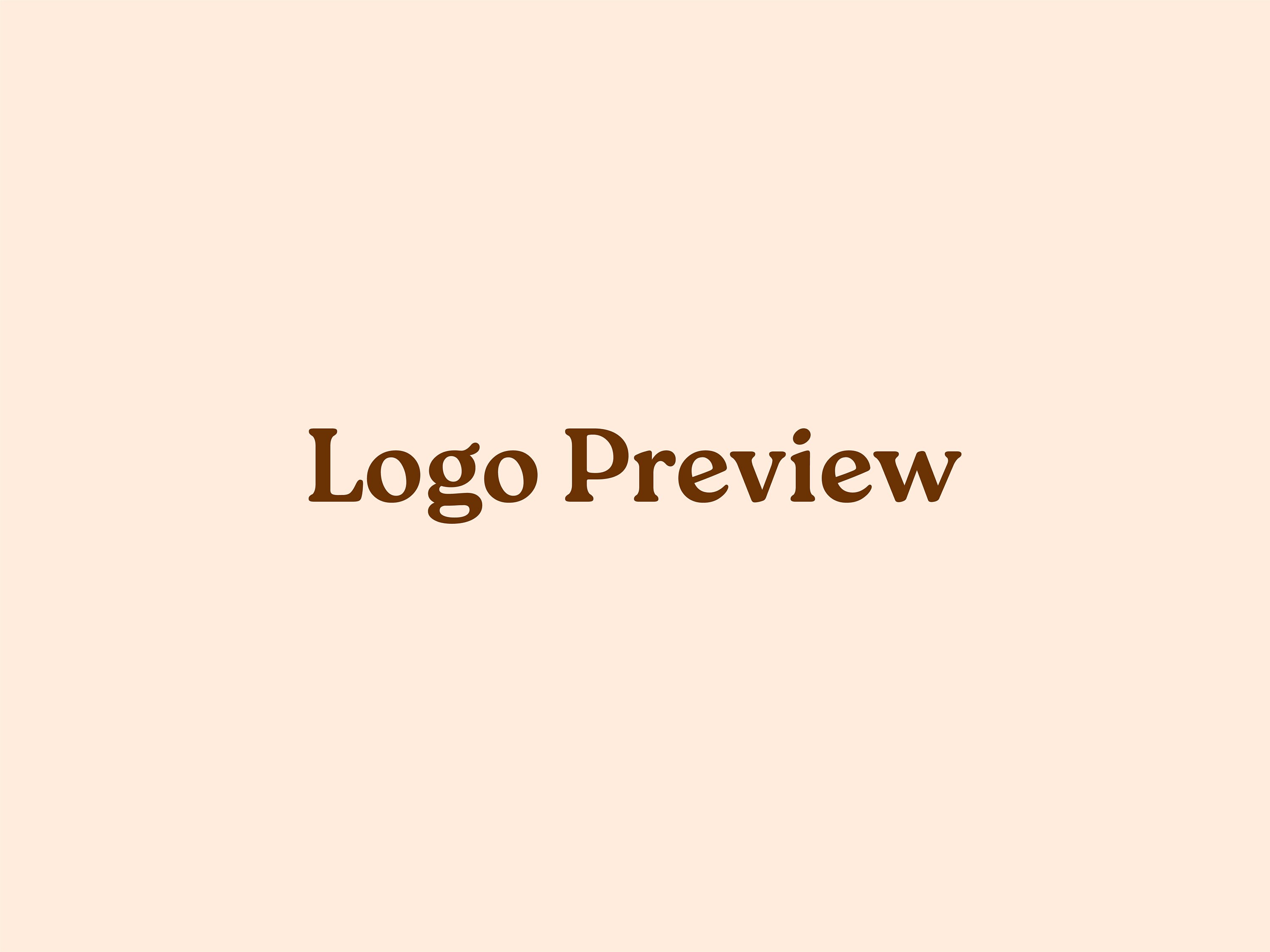 Logo Preview, Semi-custom Branding - Etsy