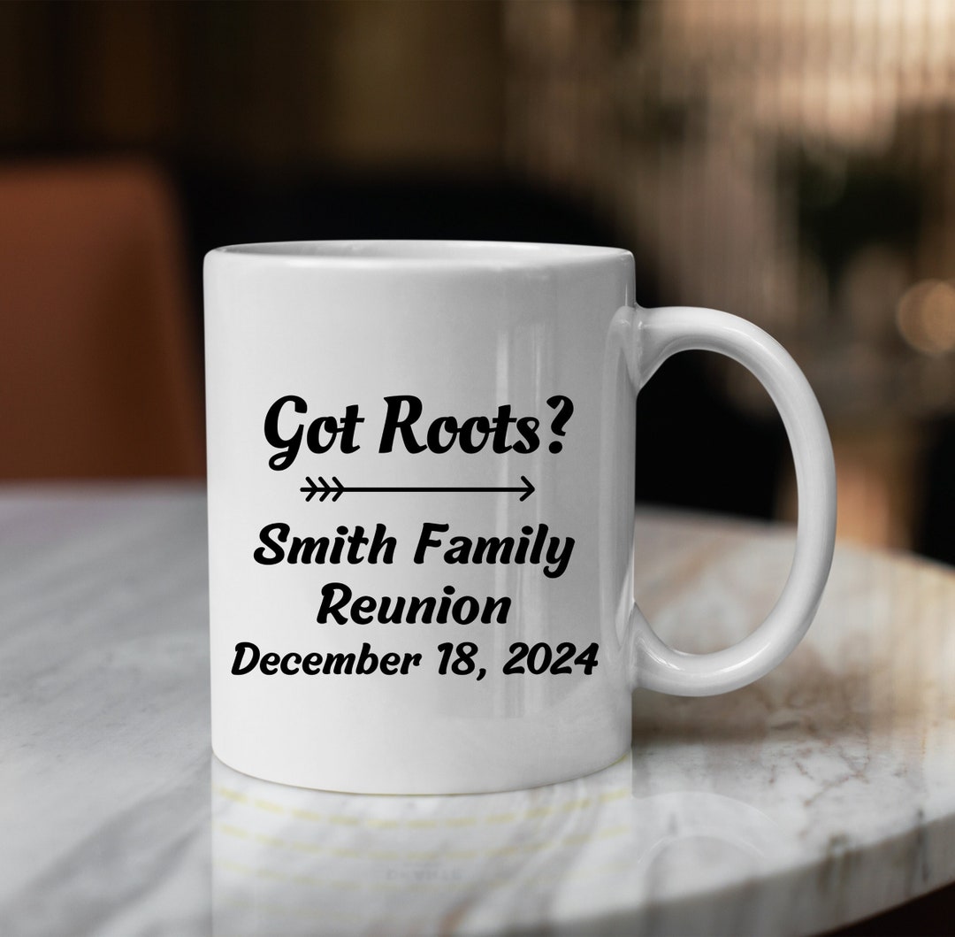Custom Family Reunion Favors, Family Party, Reunion Mugs, Favors for ...
