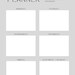 5 Color Weekly Planner Printable, Minimalist Weekly Schedule, Week at a ...