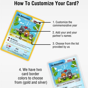 Hand Painted Commemorative Cards Based on Pokemon Designs, Valentine's ...