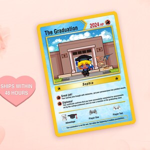 Pokemon Graduation Commemorative Card, Custom Pokemon Graduation Gift ...