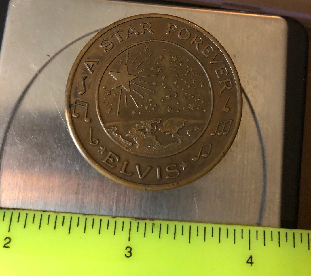 Elvis Commerative Coin - Etsy