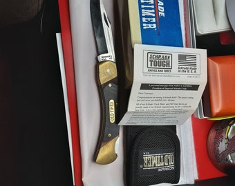 1990 Schrade Old Timer U.S.A. #34OT Middleman Pocket Knife, Saw Cut ...