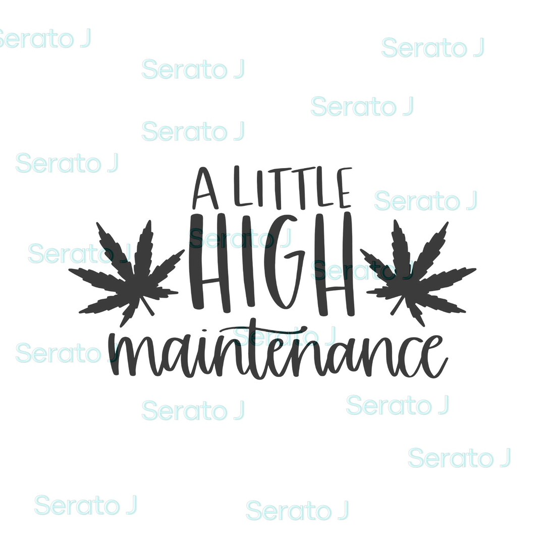 A Little High Maintenance SVG, PNG Cut File, File for Cricut ...