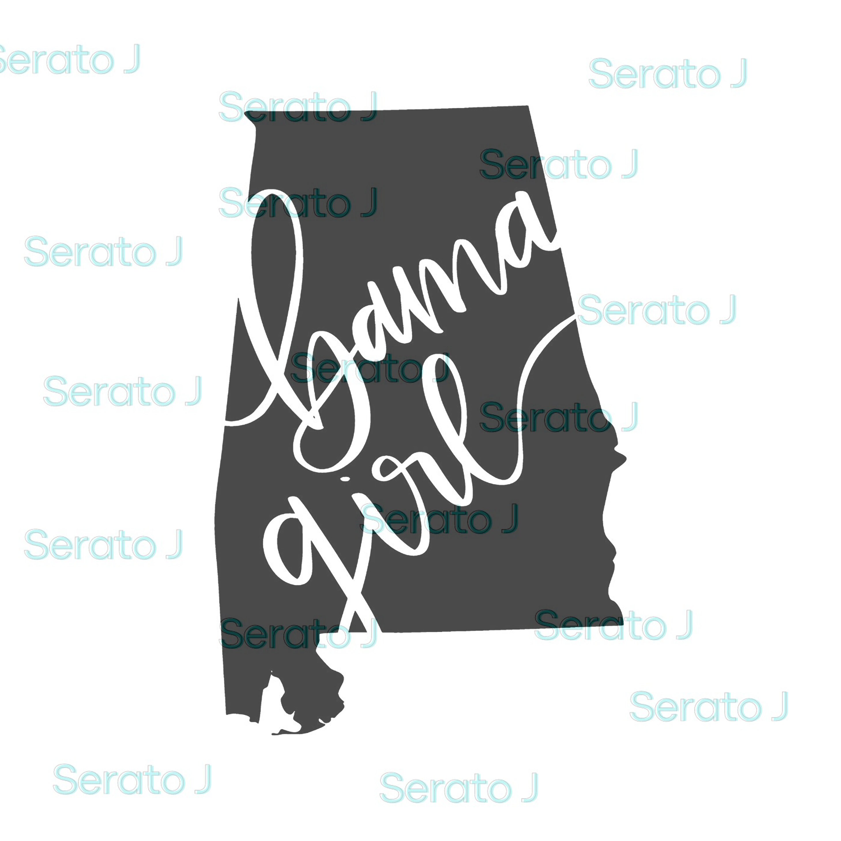 Bama Girl SVG, PNG Cut File, File for Cricut, Silhouette,digital ...