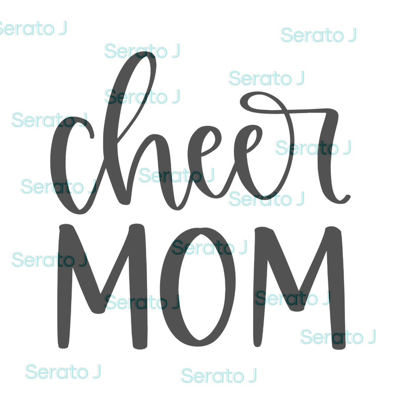 Cheer Mom SVG, PNG Cut File, File for Cricut, Silhouette,digital ...