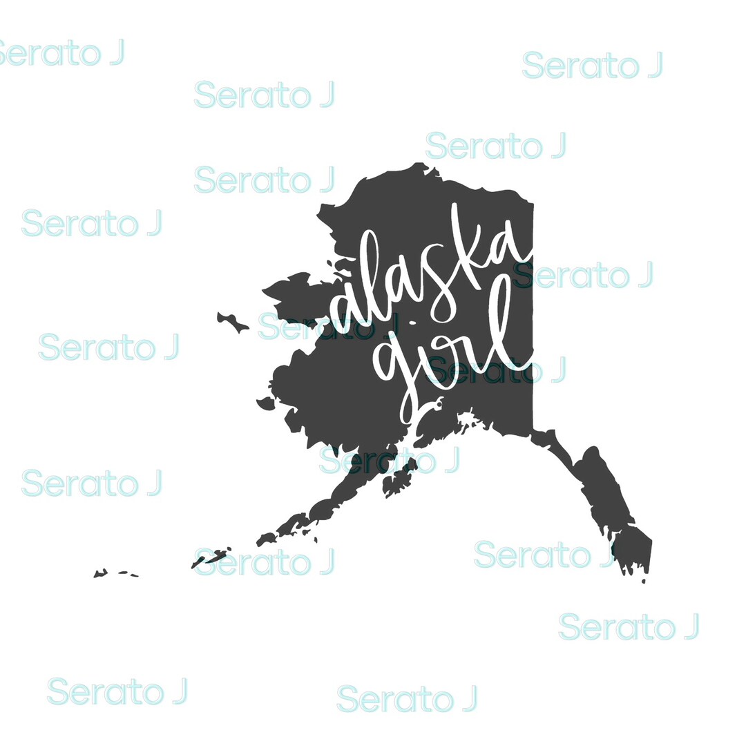 Alaska Girl SVG, PNG Cut File, File for Cricut, Silhouette,digital ...