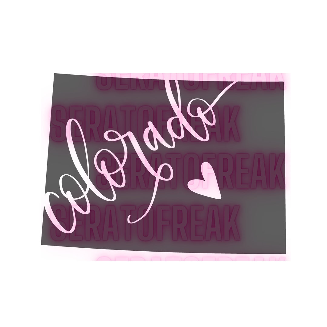 Colorado Heart PNG Cut File, File for Cricut, Silhouette,digital ...