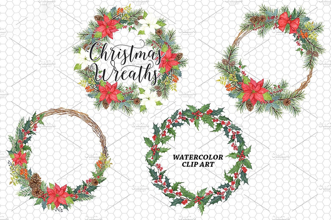 Christmas Clip Art PNG Digital Download - Etsy