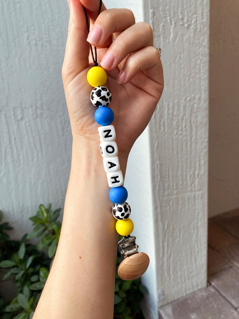 Woody Pacifier Clip, Custom Woody Pacifier, Toy Story Pacifier Holder ...