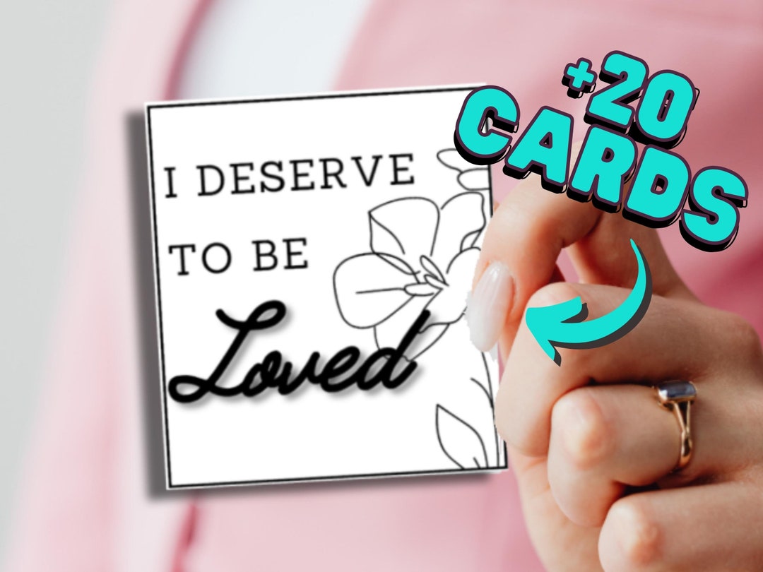 24 High Quality Positive Self-talk Affirmation Card, Vision Board ...