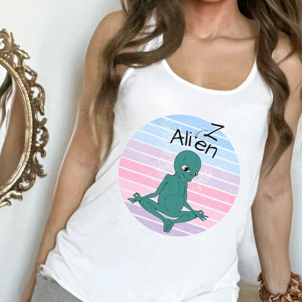 Alien Namaste Top - Etsy