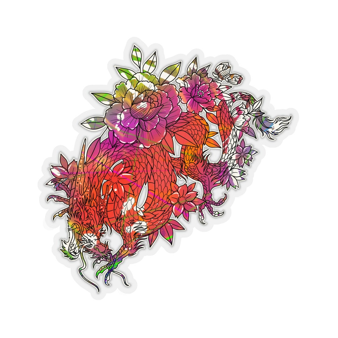 Zen Dragon Sticker - Etsy