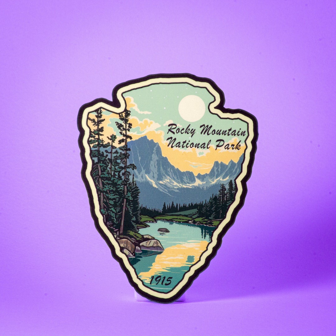 Rocky Mountain National Park Sticker // Weatherproof Outdoor Sticker ...